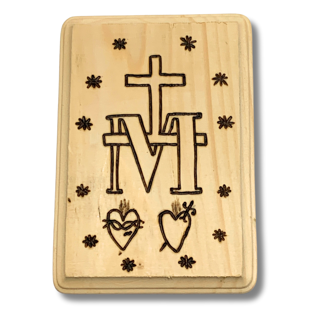 Hand-made Miraculous Medal Wall Decor by SCTJM – Triumph of Love