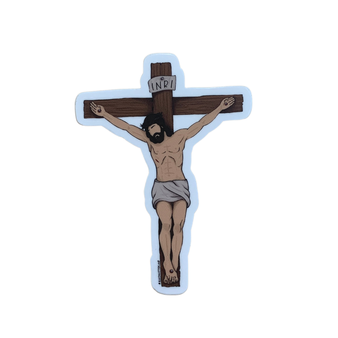 Crucifix Sticker – Triumph of Love