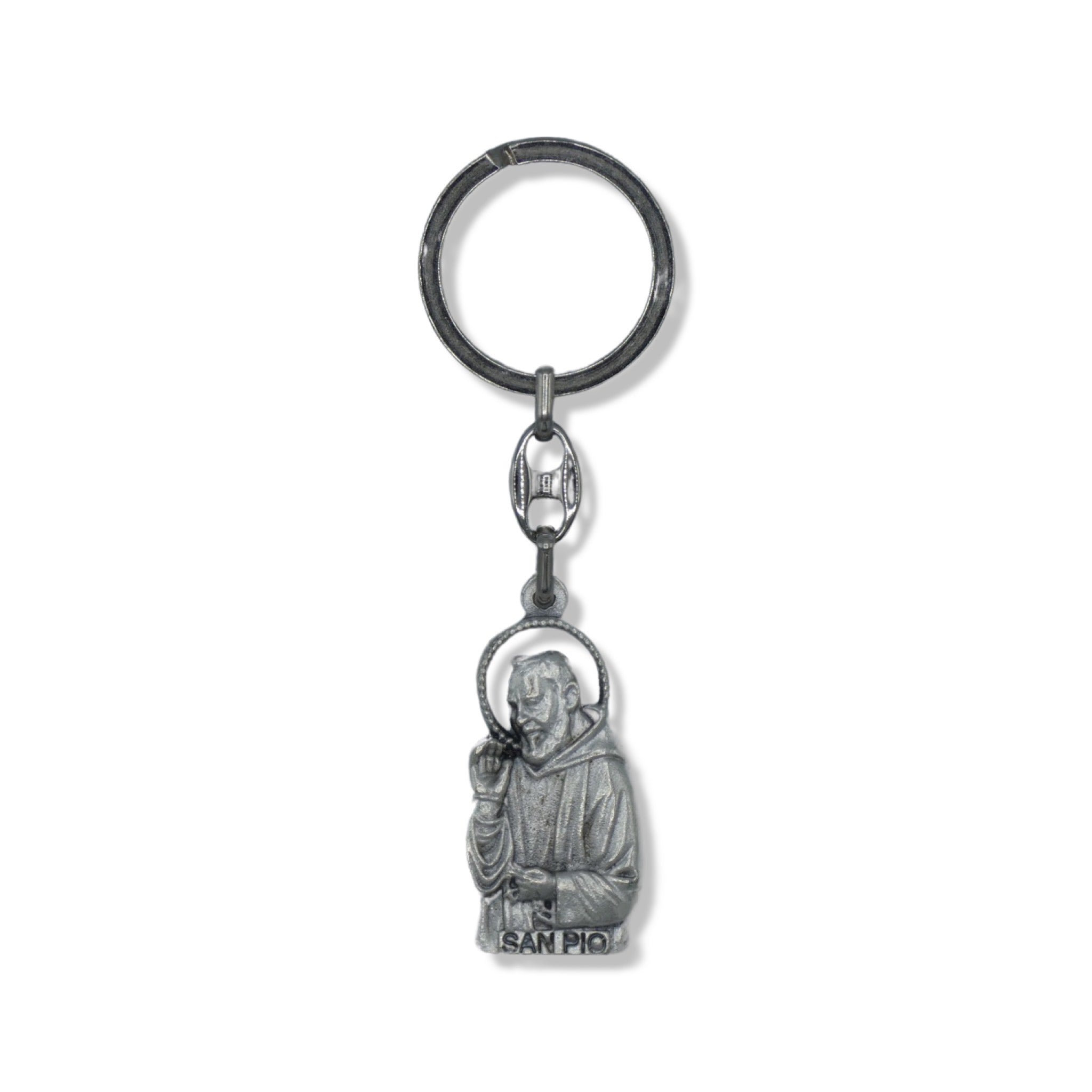 Padre Pio Portrait Keychain – Triumph of Love