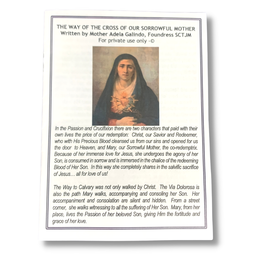The Way of the Cross of Our Sorrowful Mother by Mother Adela, SCTJM Fo ...